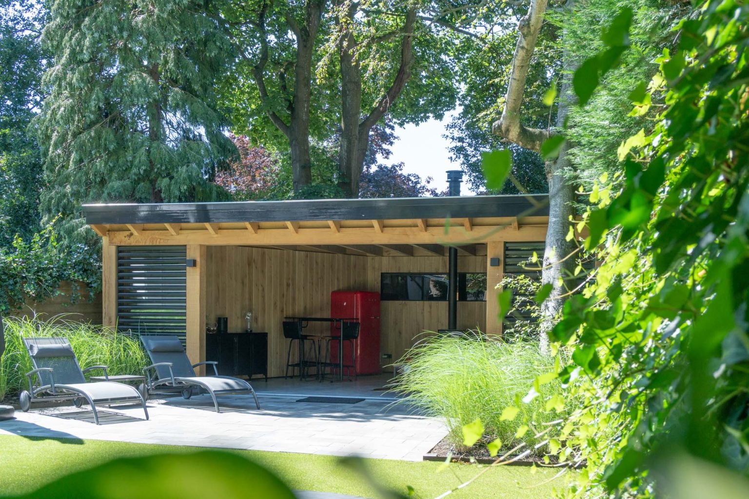 Houten poolhouse (prefab) bouwen | Geldersche Houtbouw