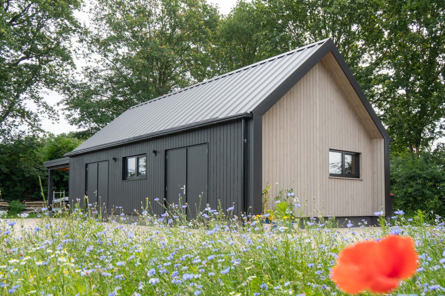 Moderne garage bouwen | Geldersche Houtbouw